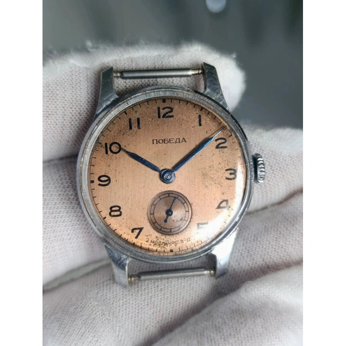 Pobeda 2602 Soviet Watch 1950s 15 Jewels