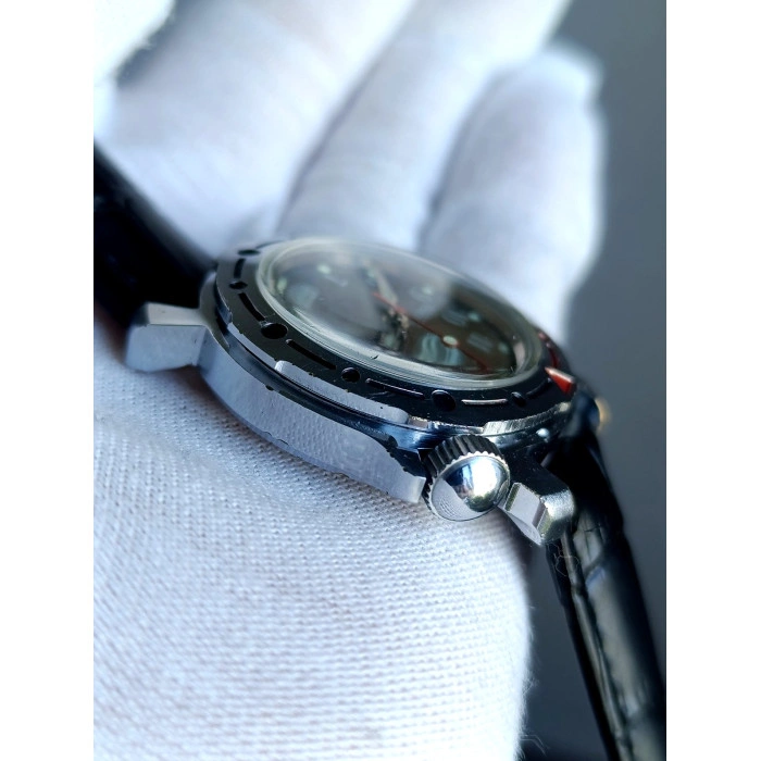 Vintage Vostok Kadet Amphibia 1980s Soviet Watch Dolphin Dial 2409A ...